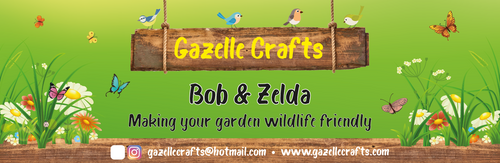 Gazelle Crafts helping you make your garden more wildlife friendly.